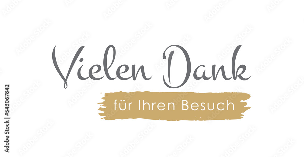 Vielen Dank für Ihren Besuch Stock Vector | Adobe Stock
