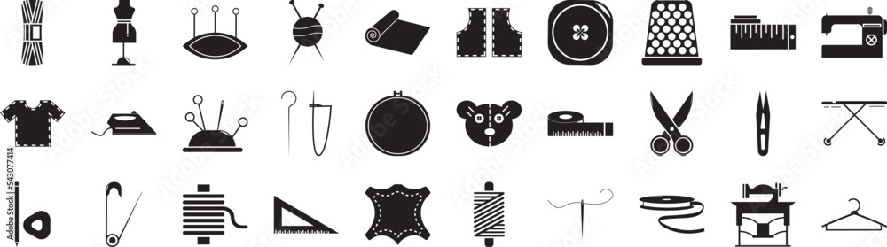 Handmade icons collection vector illustration design Stock Vector ...