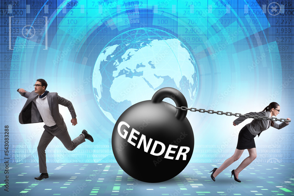 Gender inequality concept in career Stock Photo | Adobe Stock