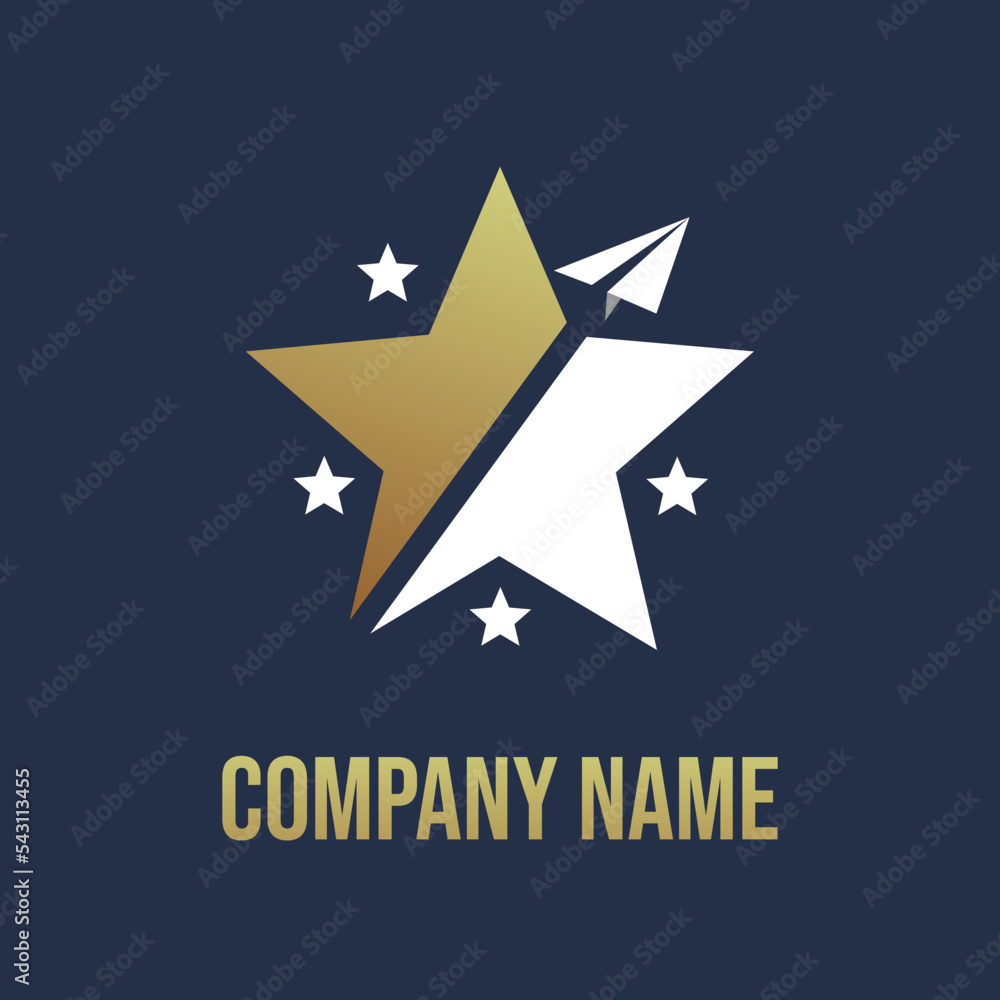 star logo design, star logo template Stock Vector | Adobe Stock
