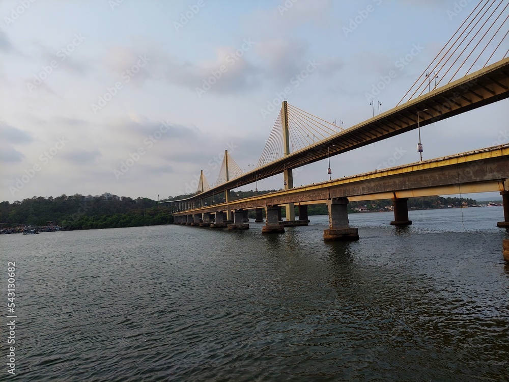 The Atal Setu is a cable-stayed bridge in Goa that runs between Panaji ...