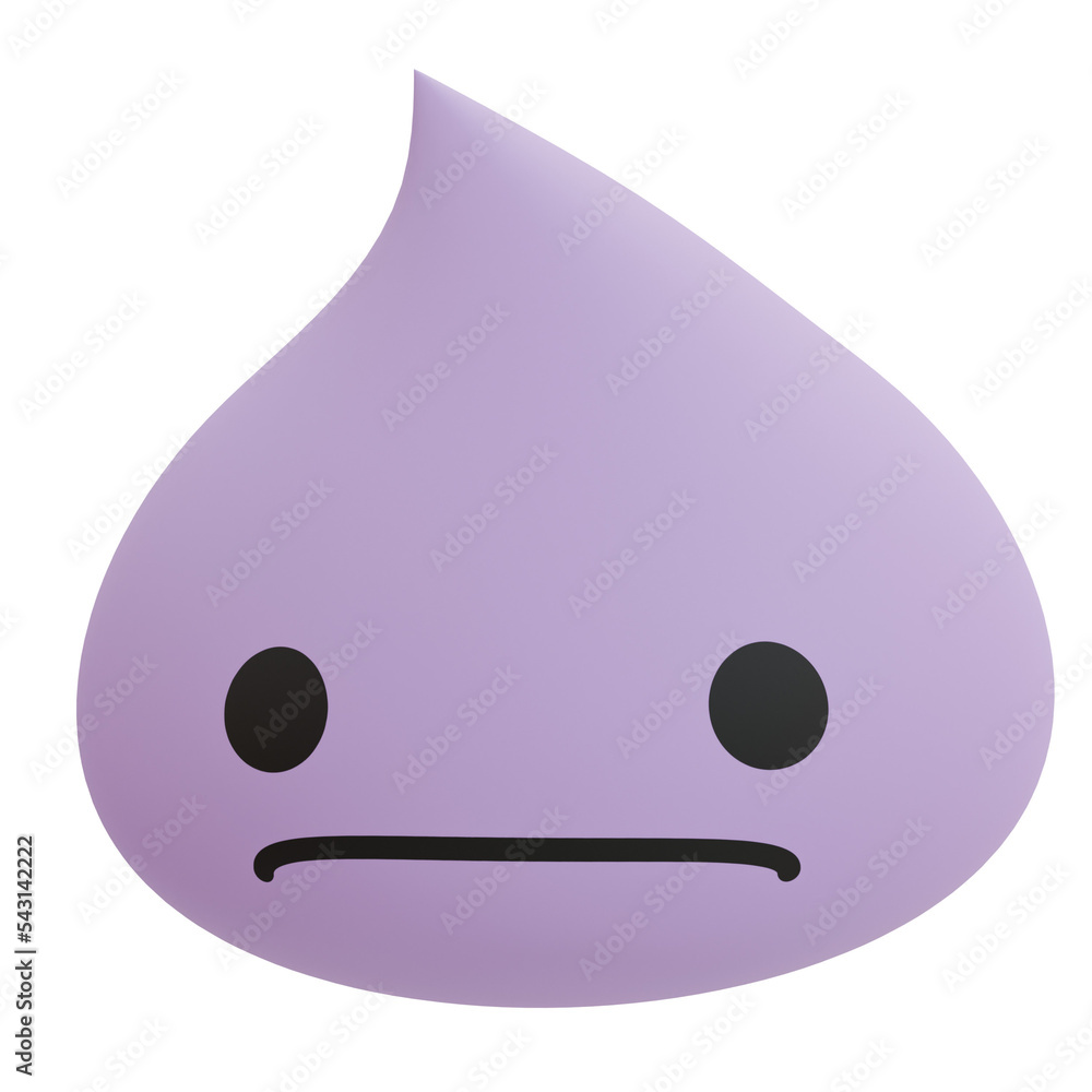 Choco Chips Emoticon 3D Stock Illustration | Adobe Stock