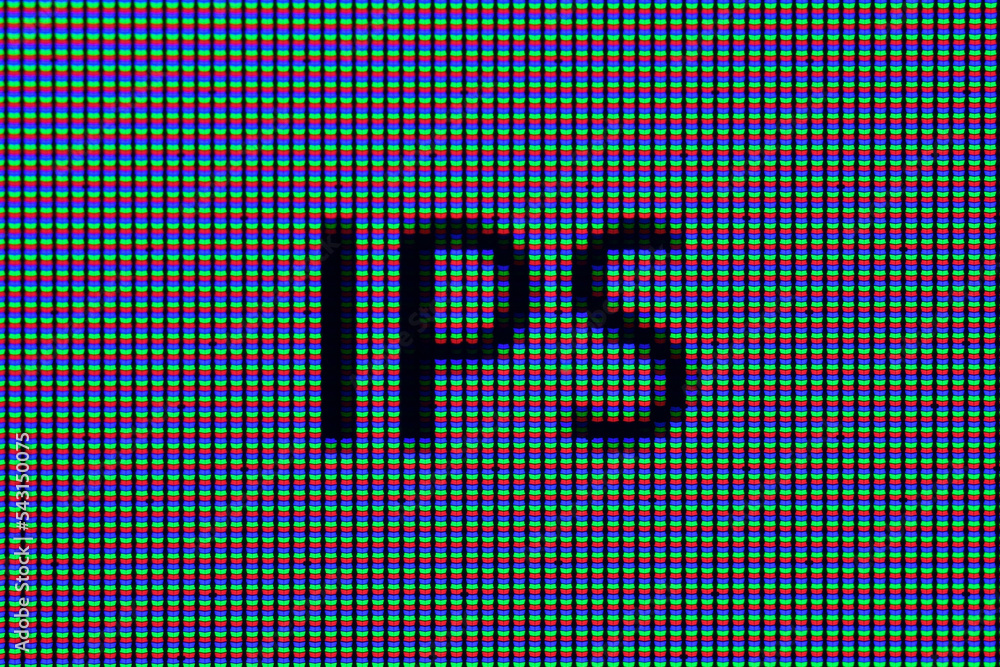 Computer Rgb Pixel Matrix