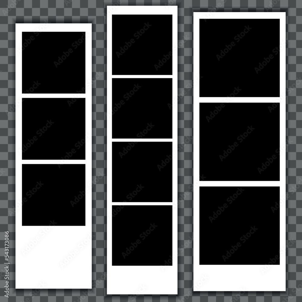 Photo booth picture frames. Vintage snapshots, instant photos and ...