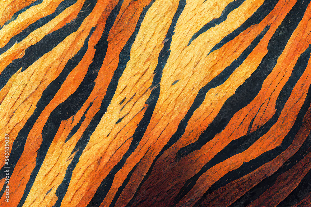 Tiger stripes texture pattern as background illustration Stock ...