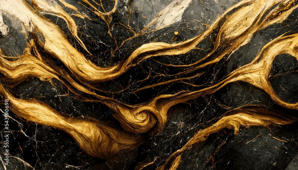 Luxurious golden marble texture. Marble ink from exquisite original ...
