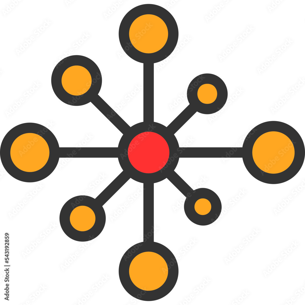 Networking Icon Stock Vector | Adobe Stock