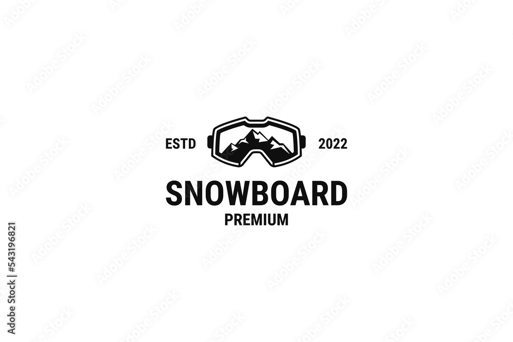 Snowboarding Logos Vector