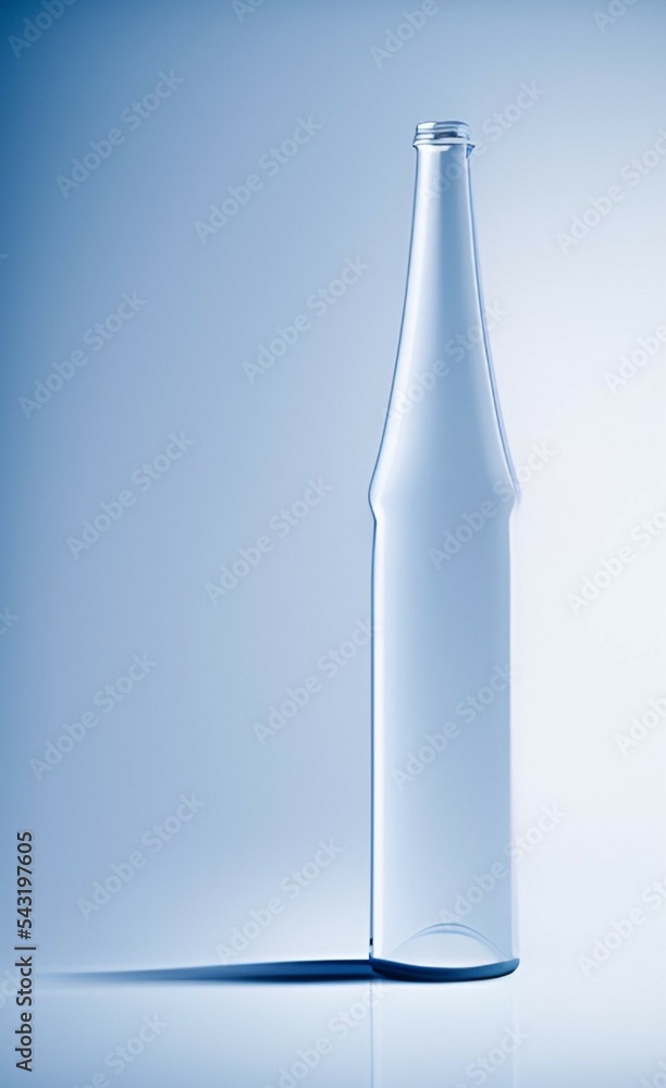 Empty white bottle Stock Illustration | Adobe Stock