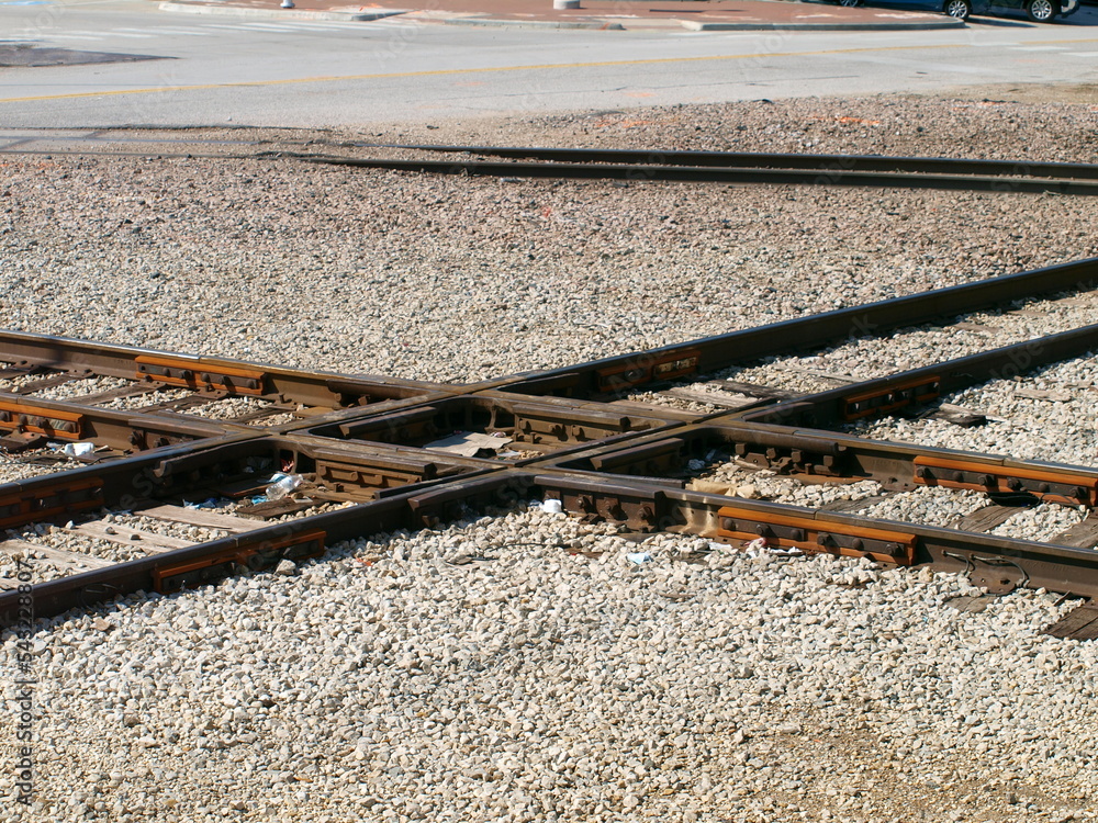 Most, if any town has rail road crossing of one line, let alone two ...