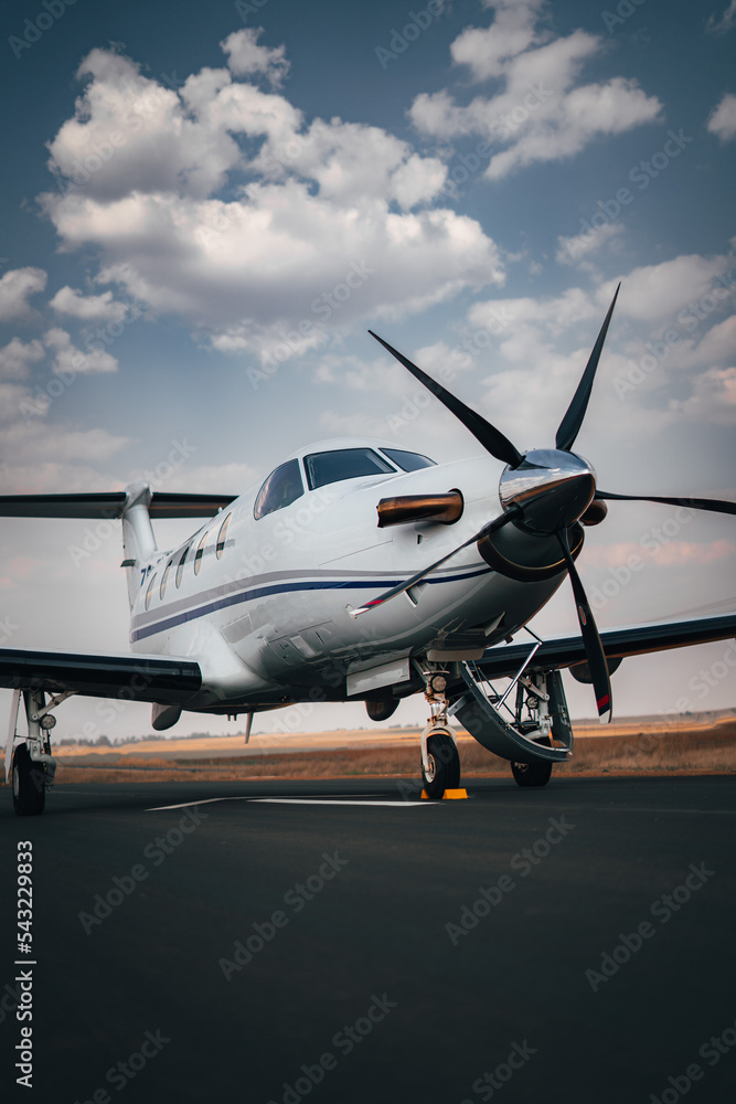 Pilatus PC-12 Airplane Stock Photo | Adobe Stock