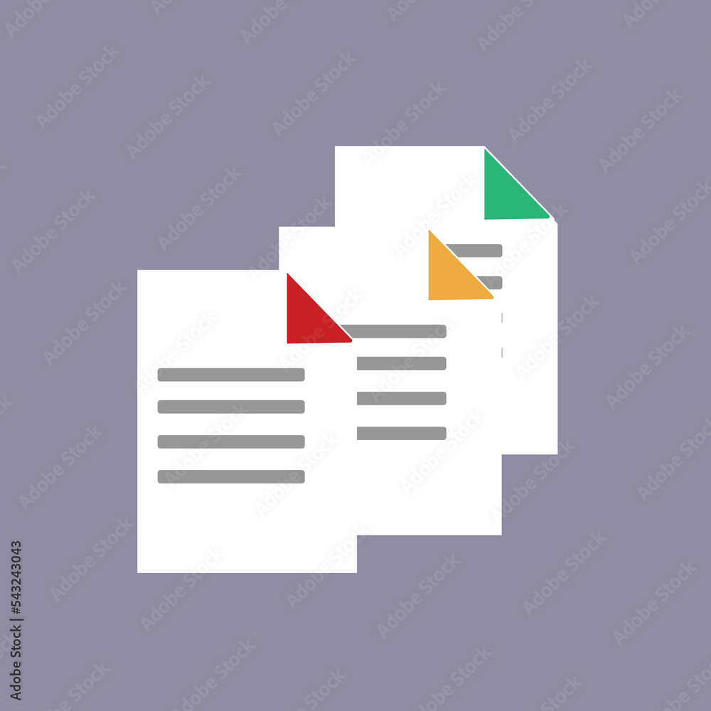paper sheet icon for new worksheet symbol on computer document isolated ...