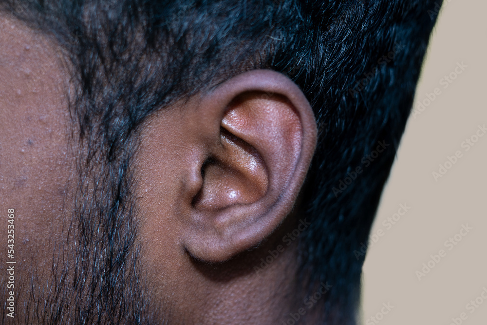 human ear close-up shot or ear ent doctor check Stock Photo | Adobe Stock