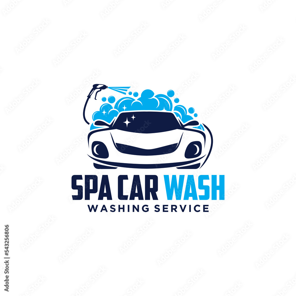 car wash logo automotive company Stock Vector | Adobe Stock