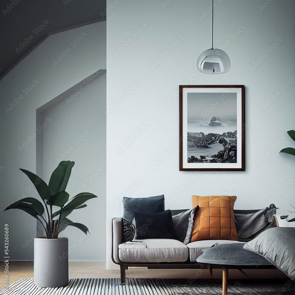 Interior design - AI Render Stock Illustration | Adobe Stock