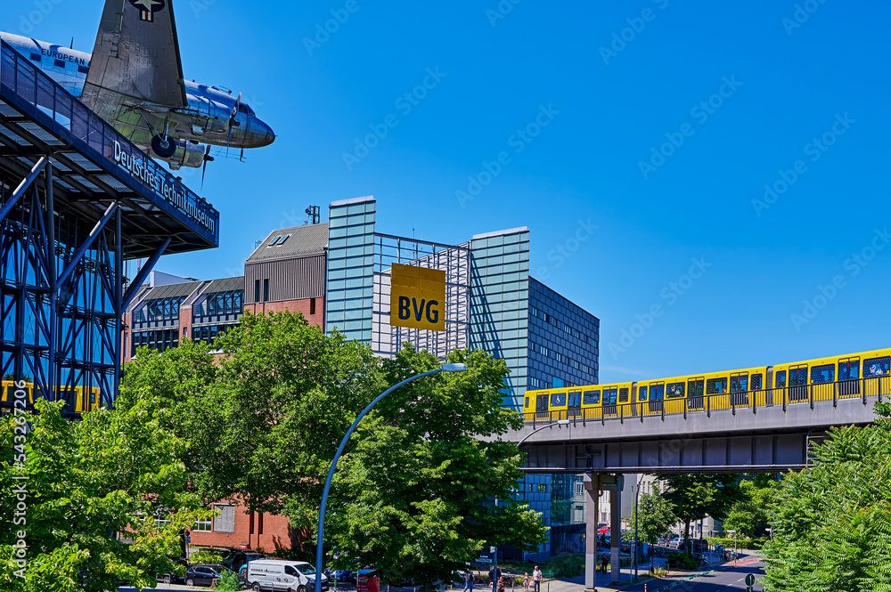Berlin, Germany - July 17, 2022: Metro train operated by Berliner ...