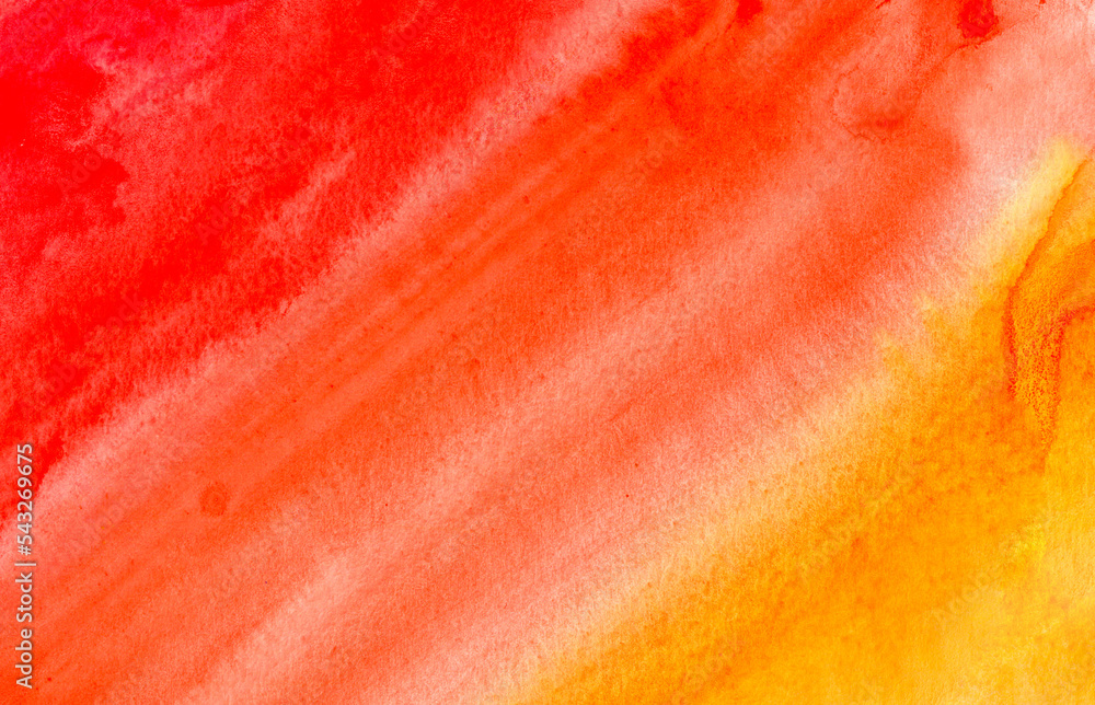 hand drawn abstract red and yellow background with texture Stock ...
