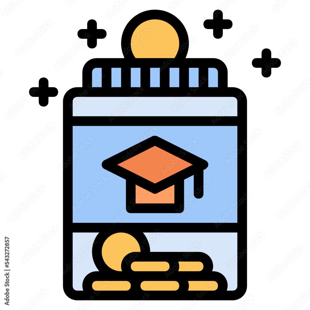 education donation icon Stock Vector | Adobe Stock