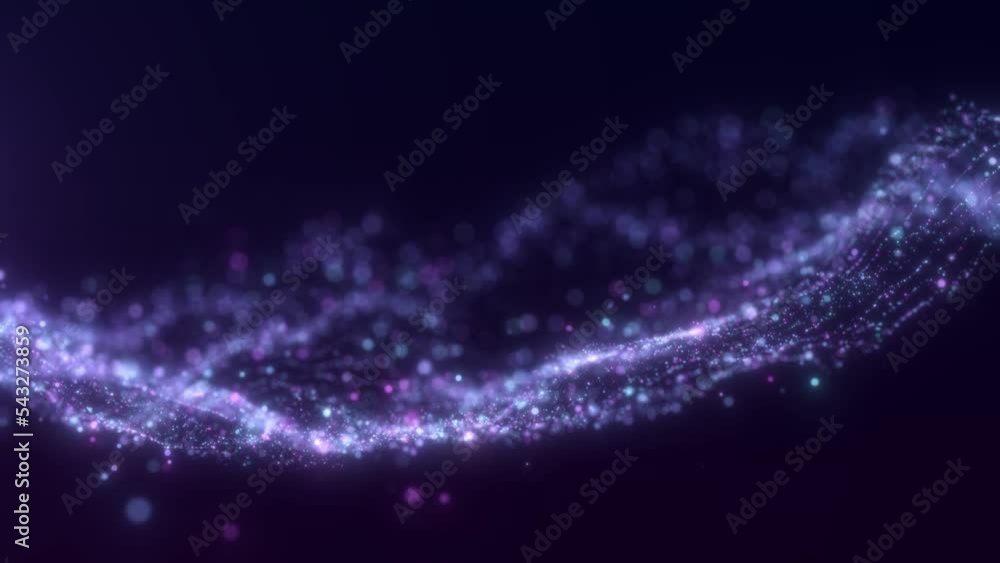 Abstract background with dynamic wave. Sound wave visualization. Big ...