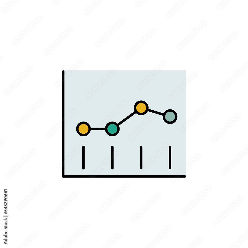 Charts finance chart outline icon. Element of finance illustration icon ...