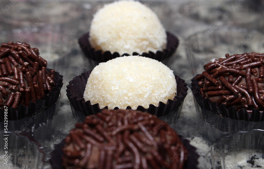 brazilian party candies, brigadeiro and beijinho. brazil traditional ...