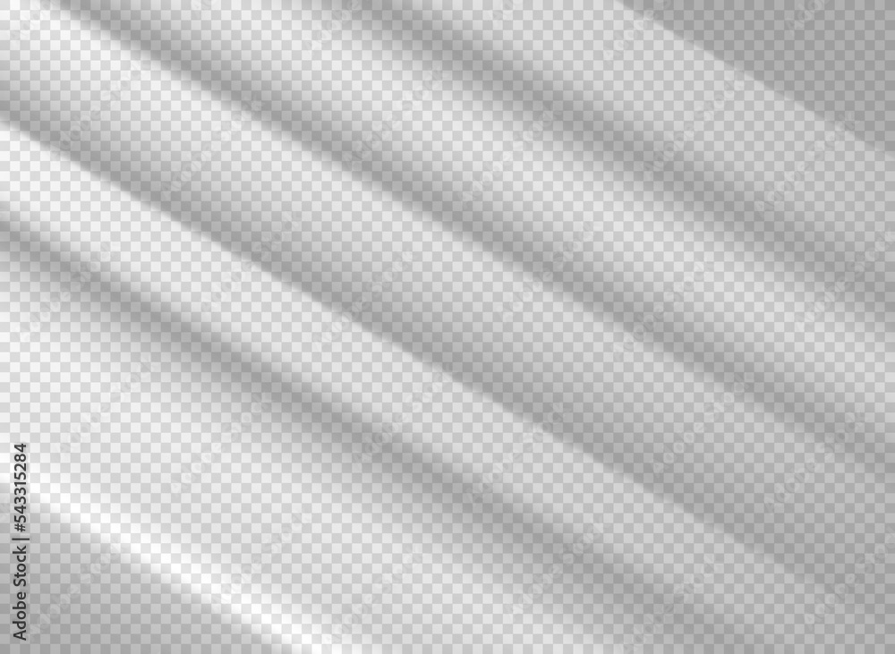 shadows on transparent background. Shadow overlay effect vector effect ...