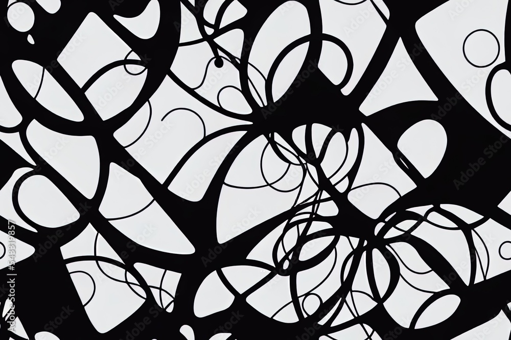 Gender symbols, seamless pattern. Male and female signs on black ...