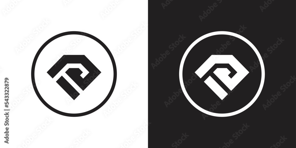 Initial letter ID diamond logo design template vector Stock Vector ...