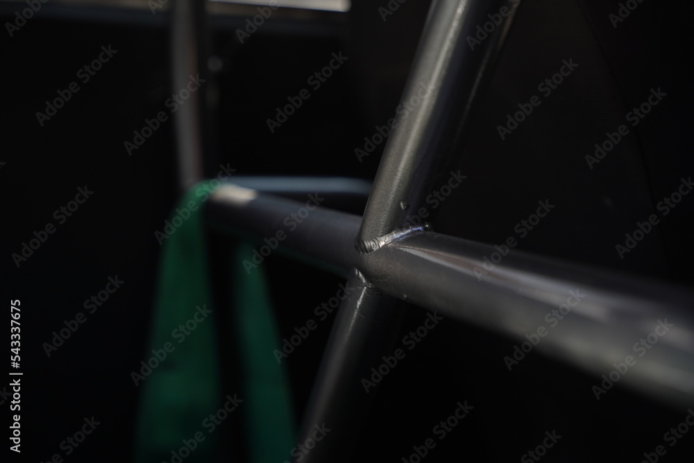 Race car's roll cage design and detail Stock Photo | Adobe Stock