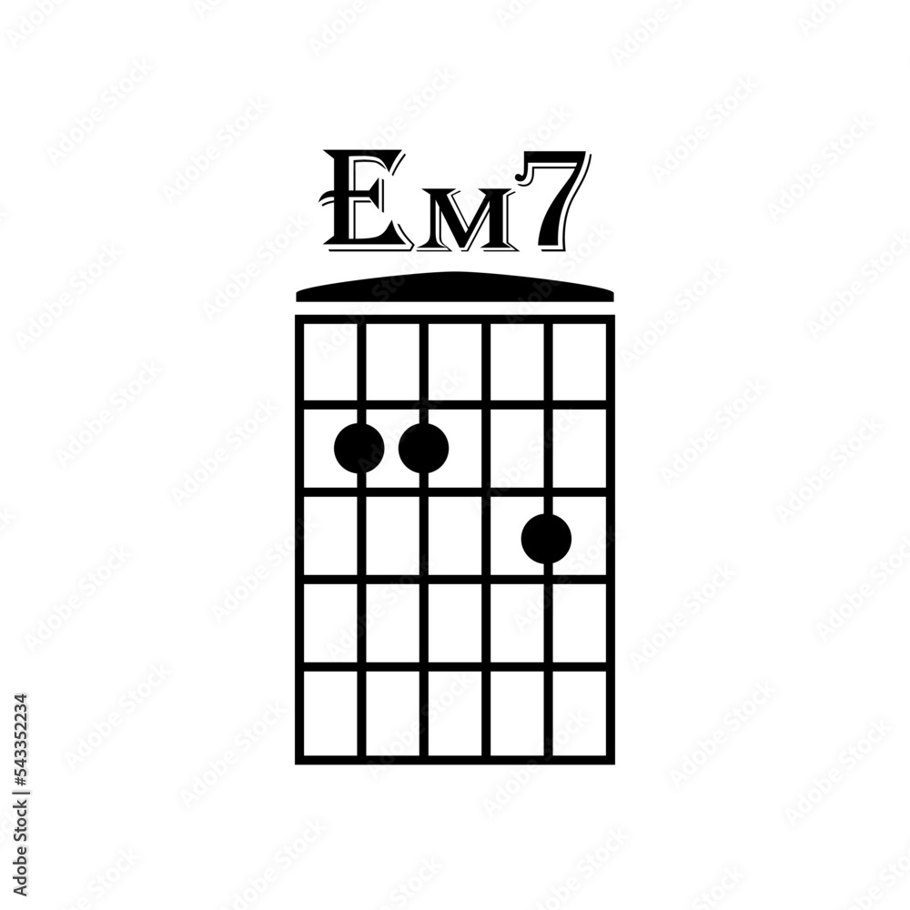 basic guitar, chords guitar, icon. templat, symbol, logo, flat Stock ...