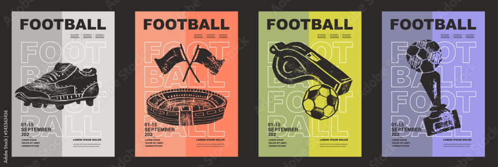 Template Sport Layout Design, soccer football. Football league ...