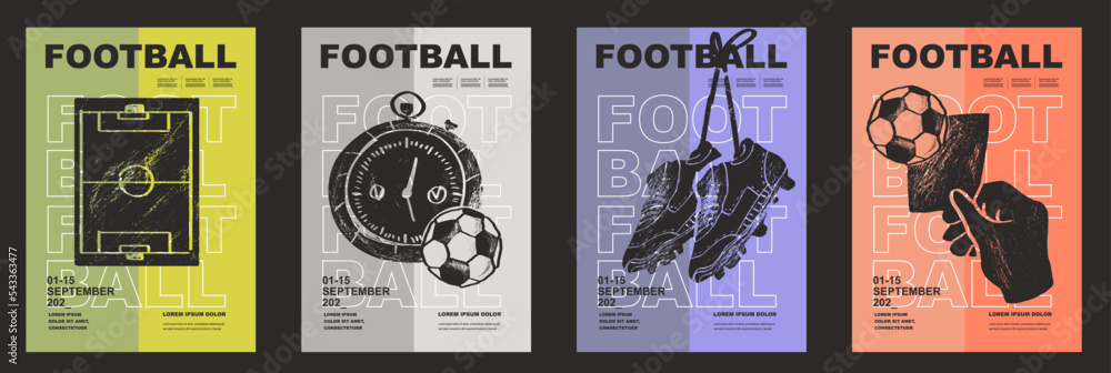 Template Sport Layout Design, soccer football. Football league ...