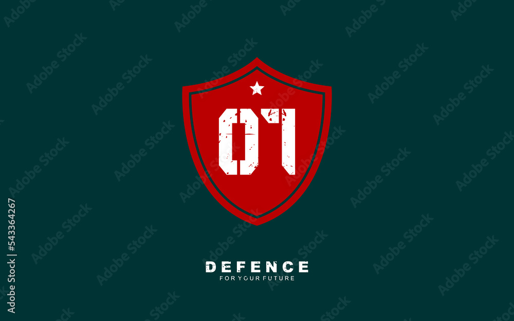 SEVEN Number army for team identity. Military template vector ...
