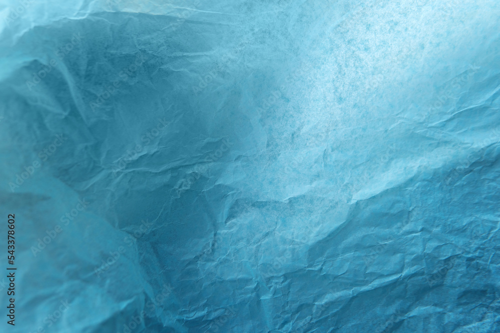 Blank Creased light navy blue color tissue wrap recycle paper texture ...