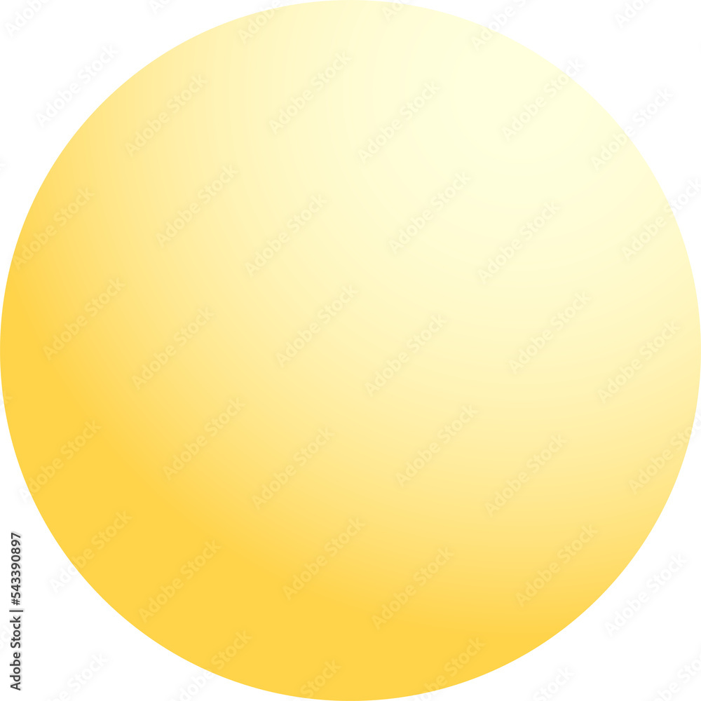 Circle Sun Yellow Stock Illustration | Adobe Stock