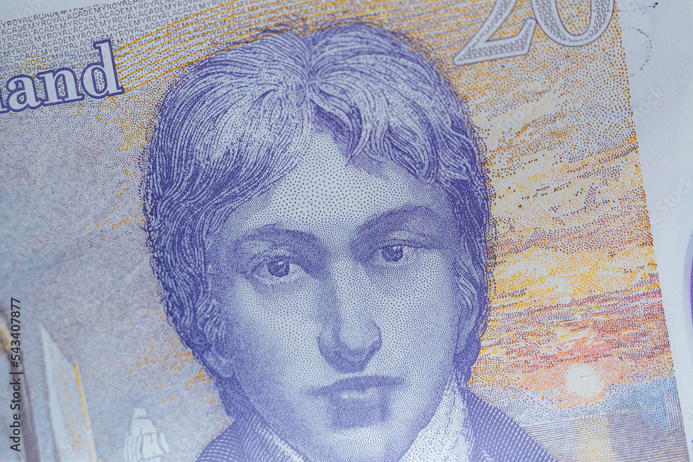 William Turner 20 pounds of England Stock Photo | Adobe Stock