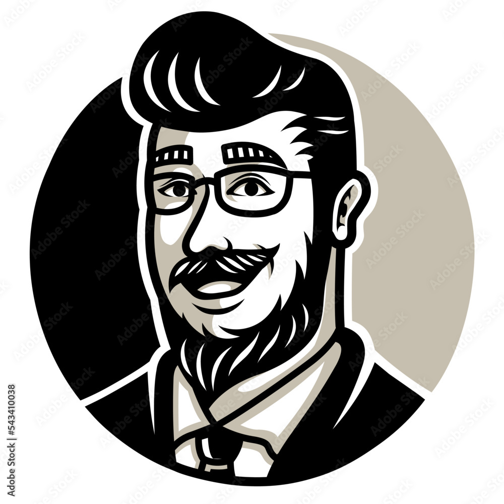 Logo for real men, with elegant style and looks luxury. Vector ...