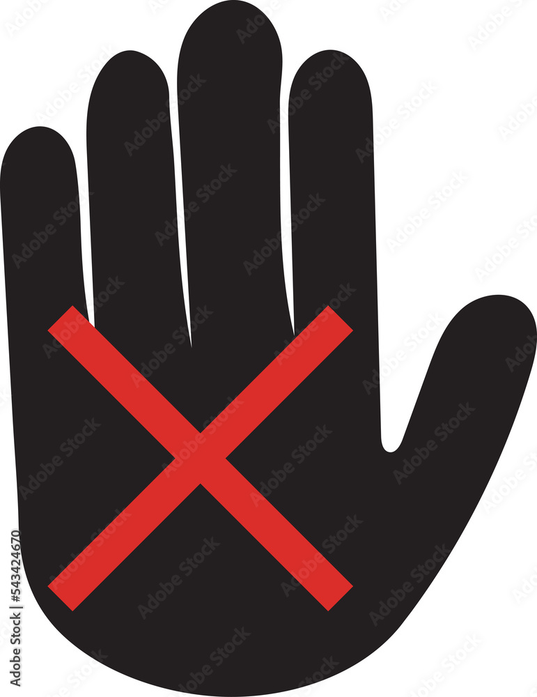 Stop sign, no, danger Stock Illustration | Adobe Stock