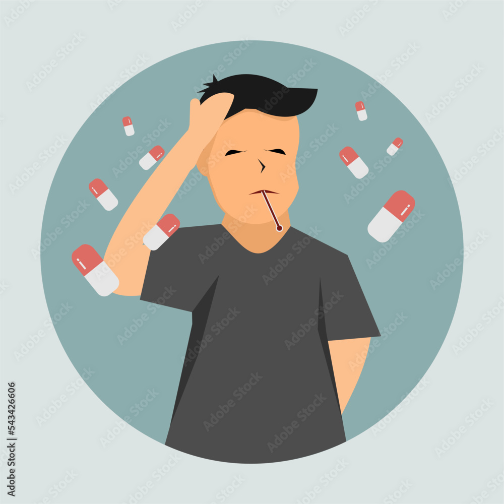 drug withdrawal syndrome, headache, body temperature measurement in ...
