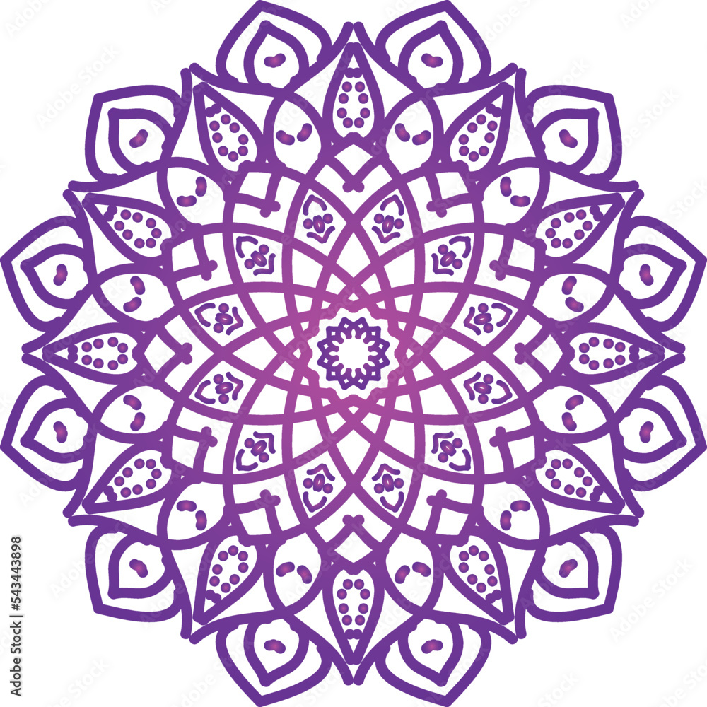 Vetor de Mandala Vector Art 3. This is an eps file. do Stock | Adobe Stock