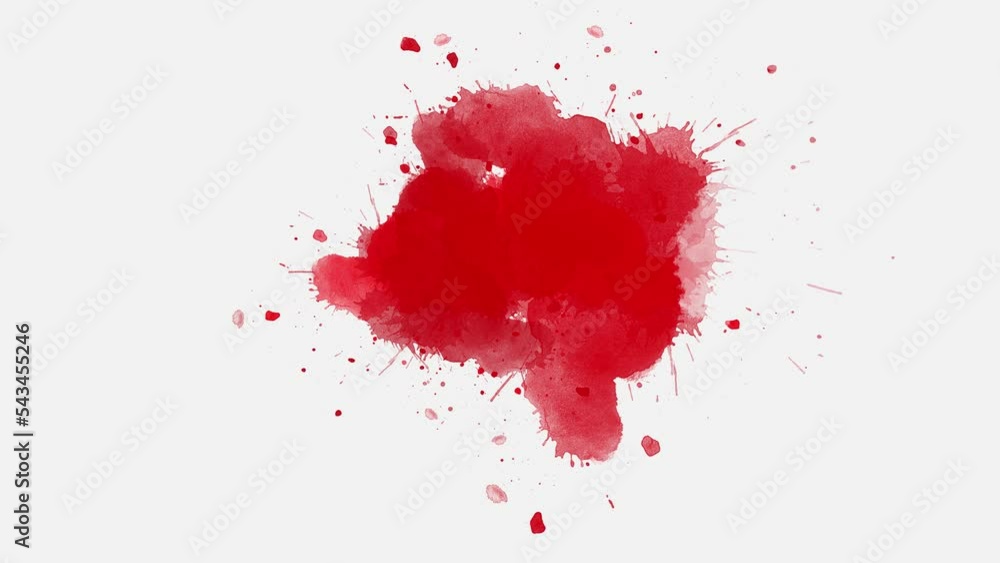 ink splatter compositing. dark red Ink Splatter Reveal the effect ...