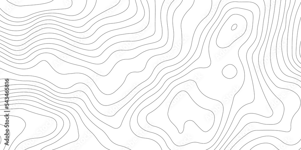 Topographic contour map. Vector cartography illustration. Topography ...