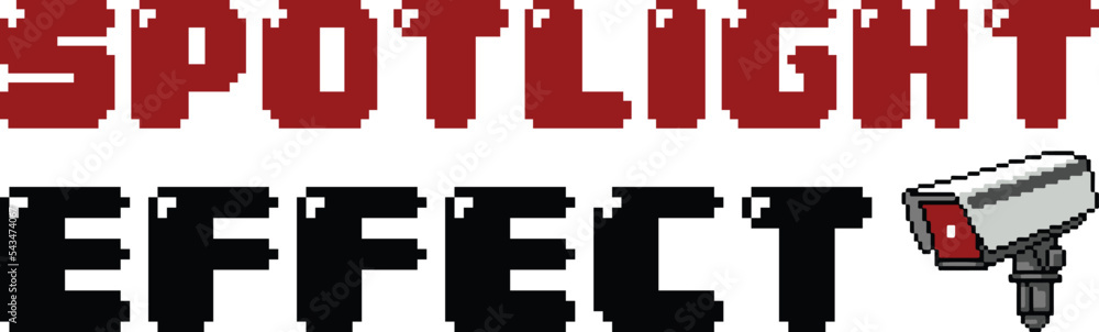 Spotlight effect. Design for t shirt, poster, sticker, etc using pixel ...