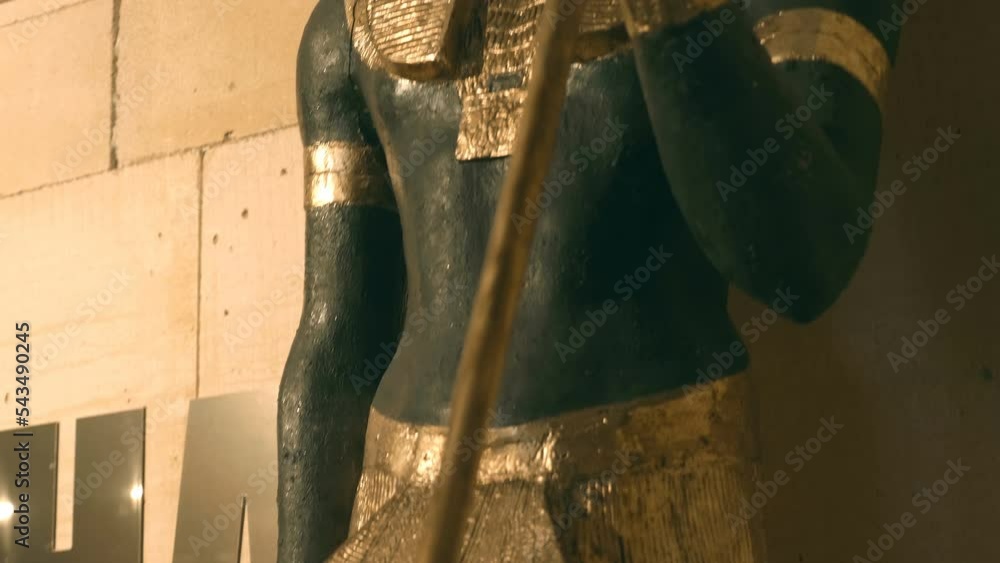 Statues of guardians of the tomb of Tutankhamen. Artifacts of Ancient ...