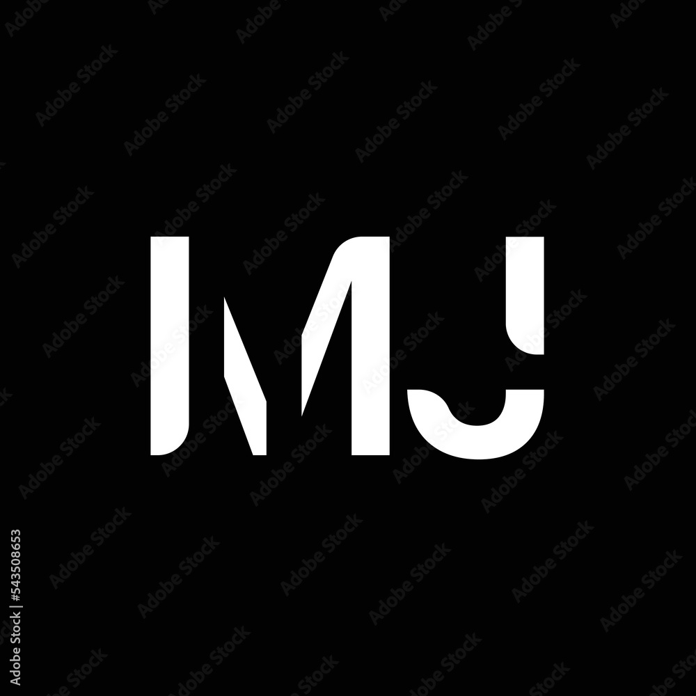 MJ MJ Logo Design, Creative Minimal Letter MJ MJ Monogram Stock Vector ...