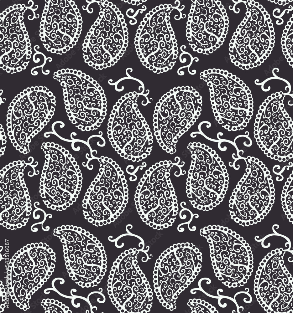 paisley vector patterns illustrator Stock Vector | Adobe Stock