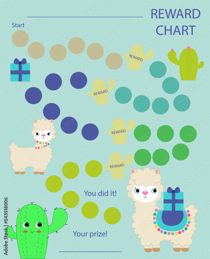 Print chart reward is a great way to encourage toddlers to listen ...