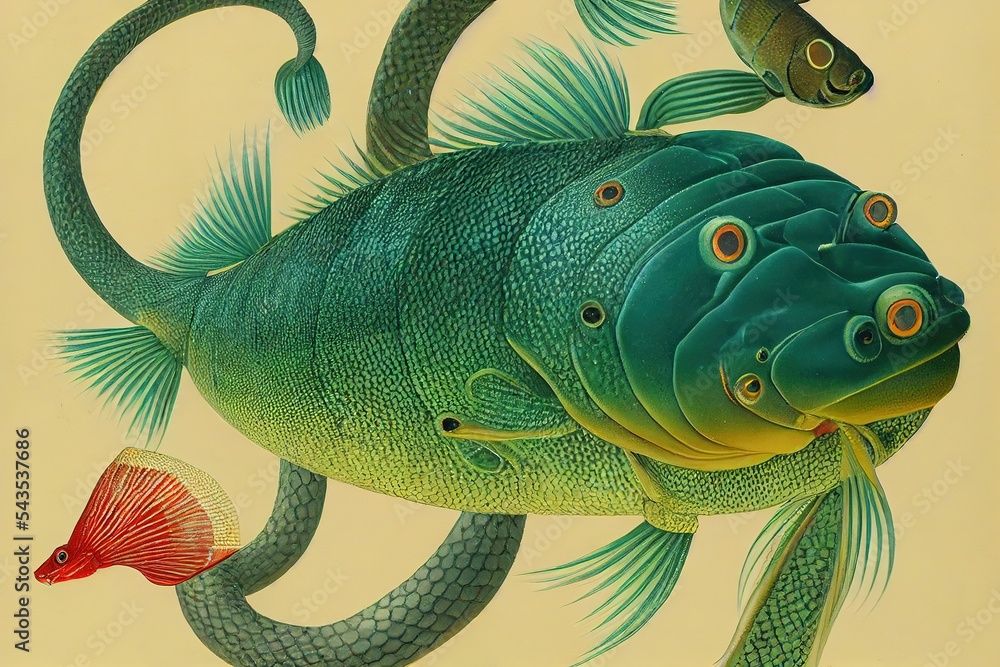 channa micropeltes,toman fish,giant snakehead,predator fish Stock ...