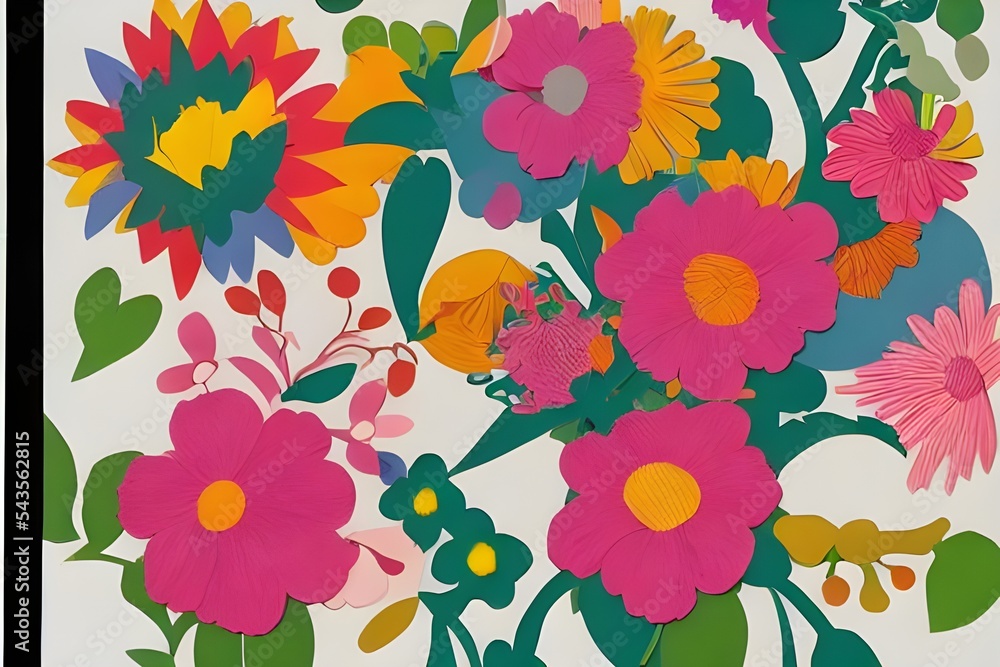 A woman is sitting at a desk, concentrating on crafting a paper flower ...