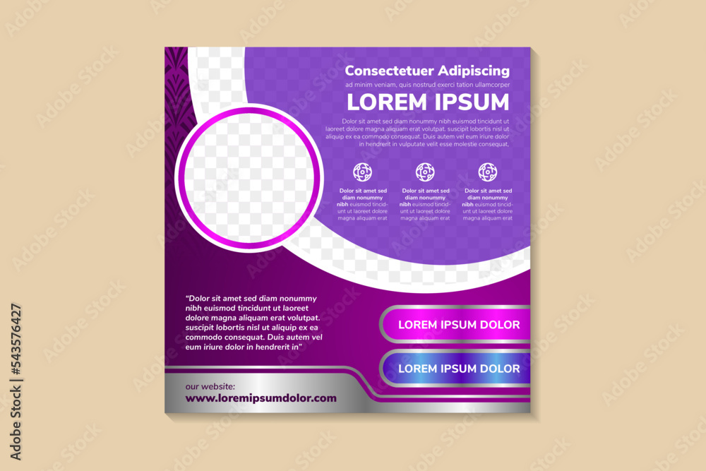 Creative social media post feed design. abstract background banner ...